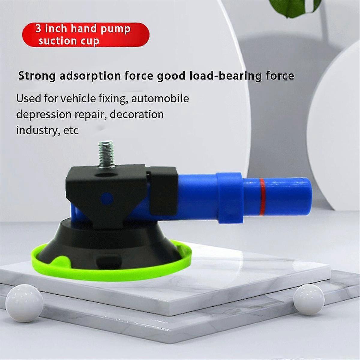 2X 3" Heavy Duty Car Dent Puller Suction Cup with Hand Pump & M6 Thread ...