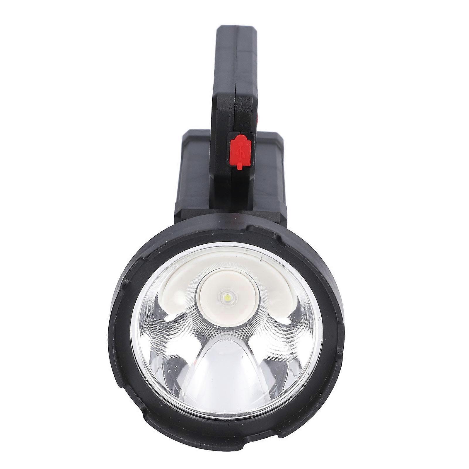 Spotlight Flashlight USB Charging Dual Light Source Smart Battery ...