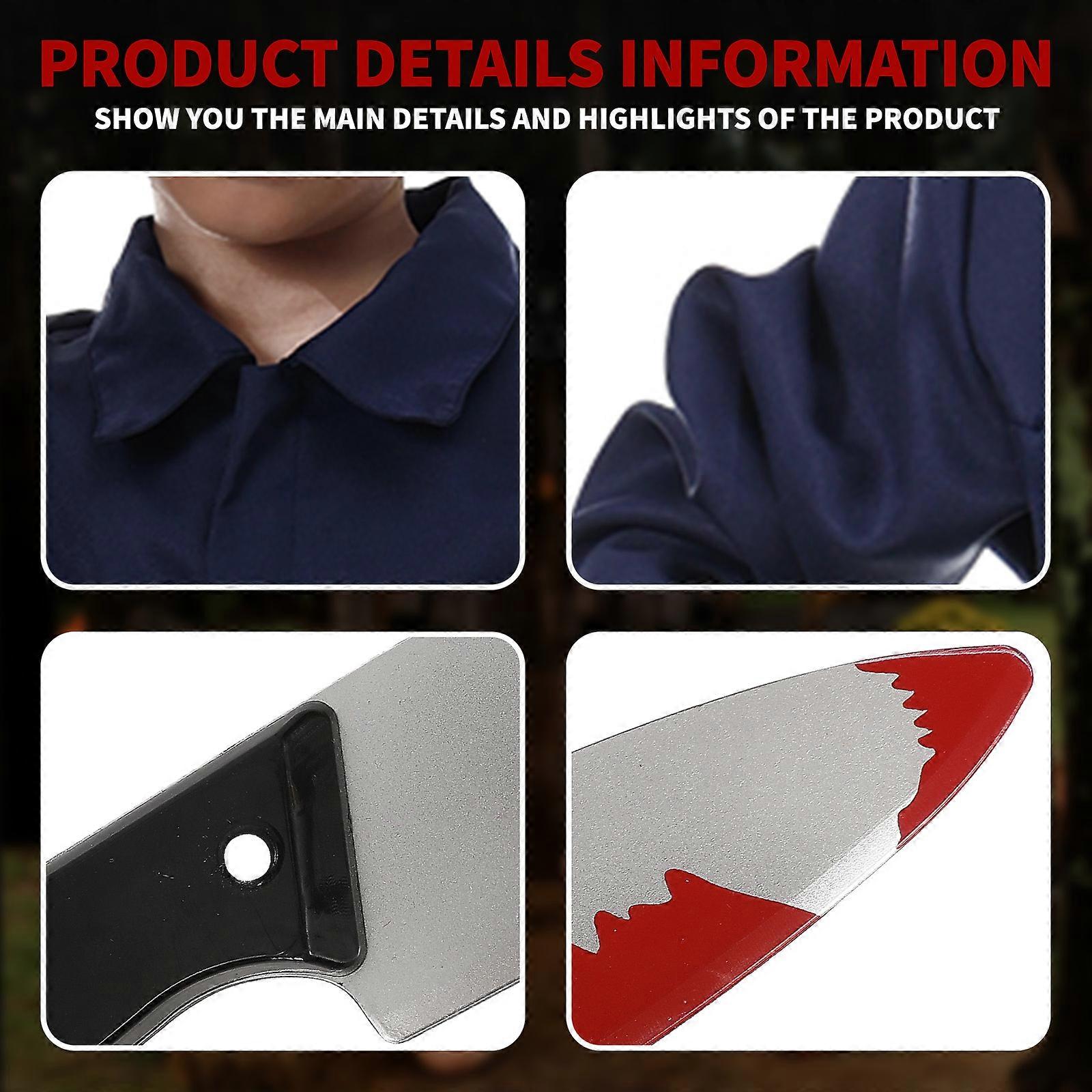 Michael Myers Costume Kids Adult Horror Killer Cosplay Jumpsuit ...