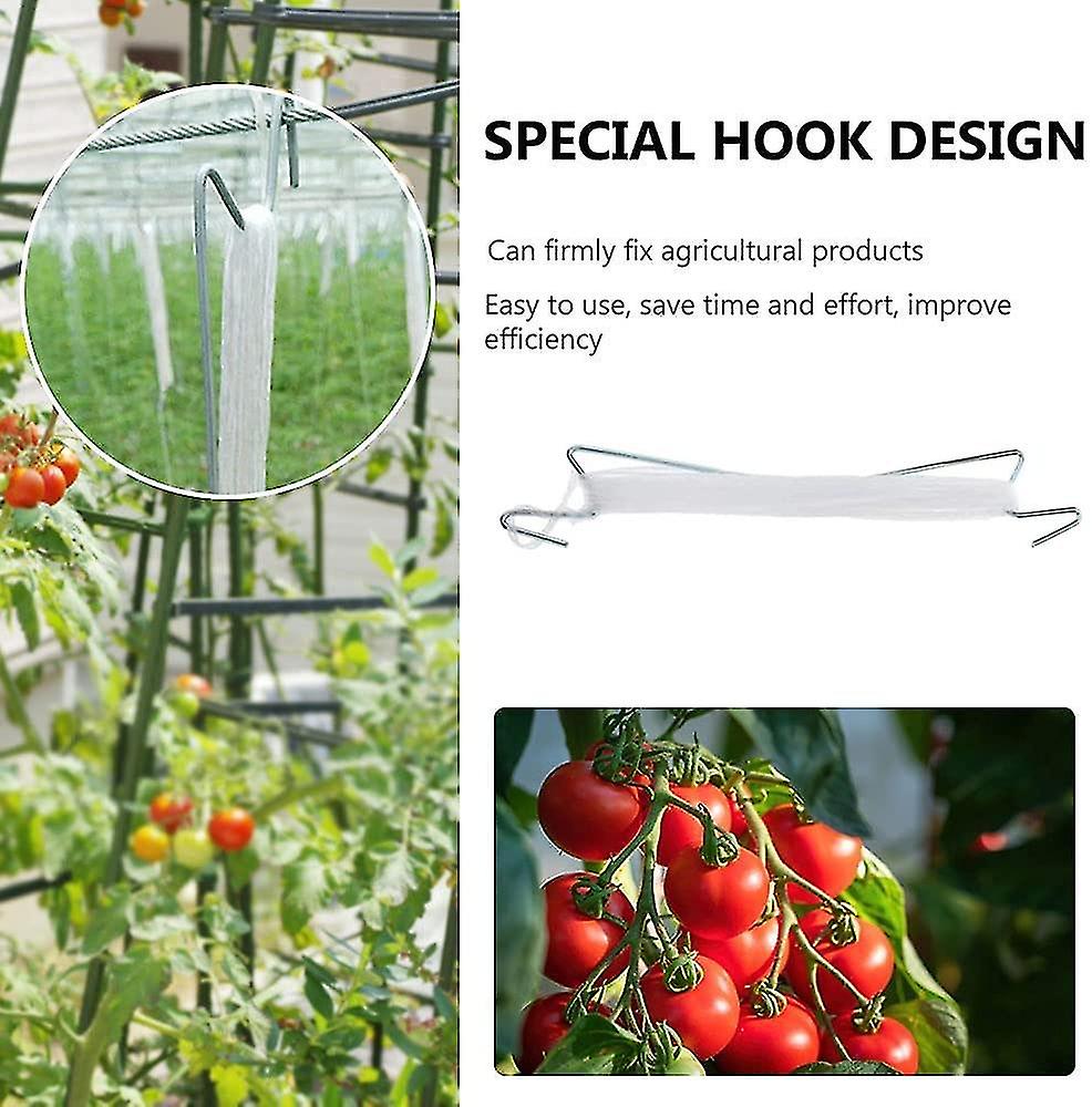 10 Pieces Tomato Holder Hooks Greenhouse Tomato Plant Holder With Wire ...
