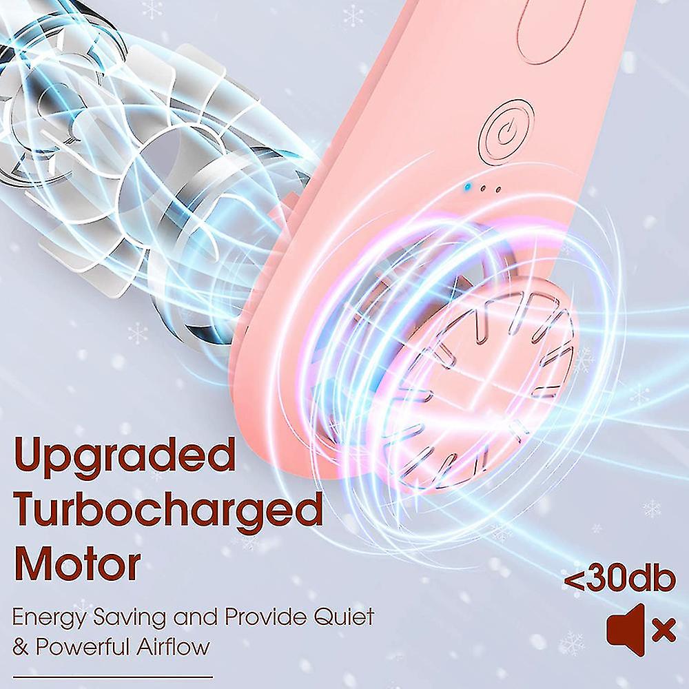 Portable Neck Fan, Hands Free Bladeless Fan, Battery Operated Wearable ...