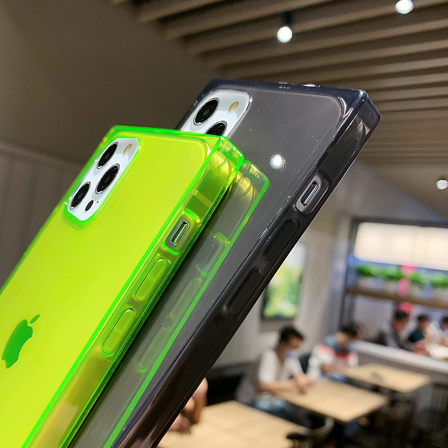 Clear Square Case For Iphone 12 Pro Max,transparent Case Reinforced ...