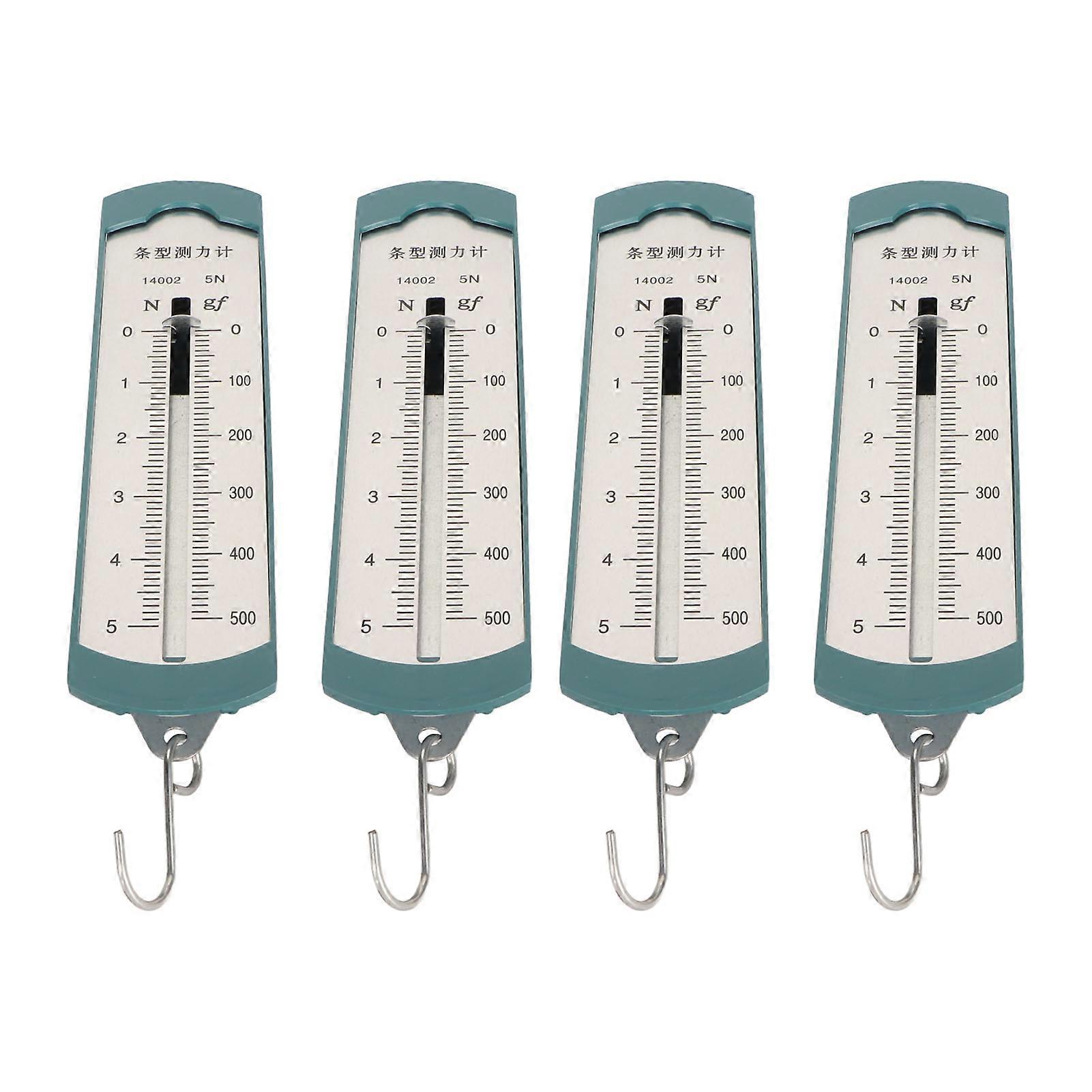 4pcs 5N Accurate Portable Spring Dynamometer Bar Force Meter for ...