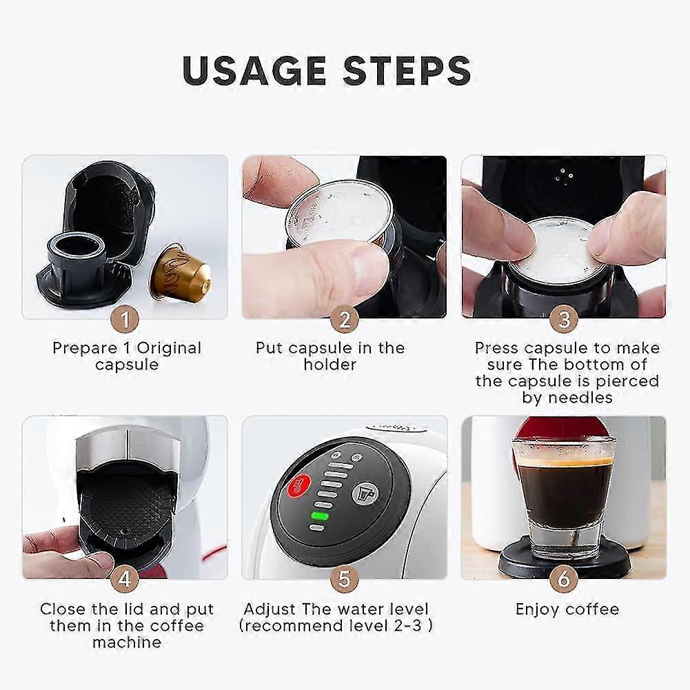 Capsule Adapter Compatible With Nespresso Dolce Gusto, Coffee Capsule ...