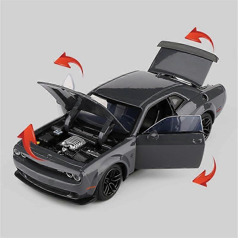 1:32 Challenger SRT Alloy Sports Car Model Diecast & Toy Metal Muscle ...
