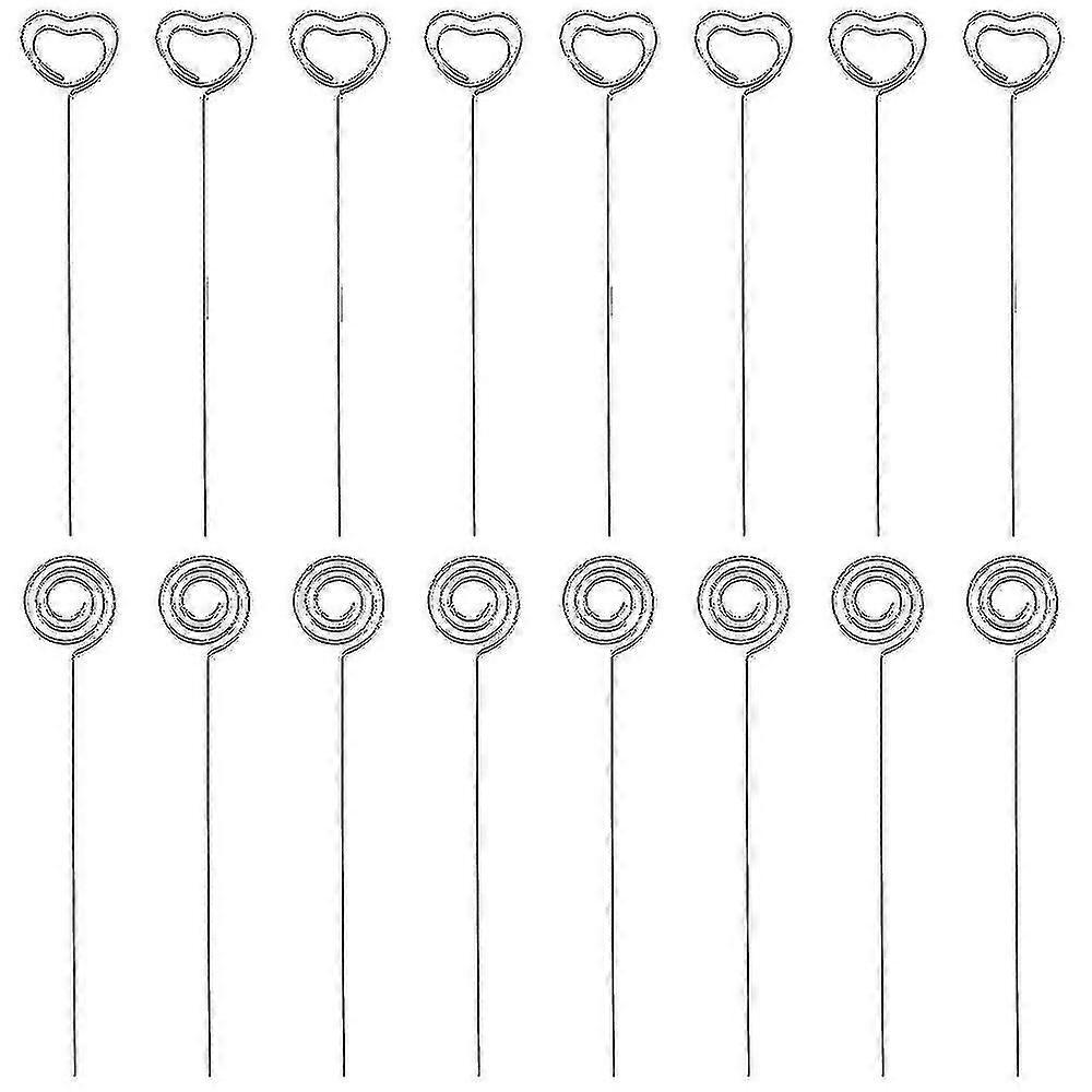 (best)60 Pieces Metal Wires Memo Clip Note Card Holders Table Number ...