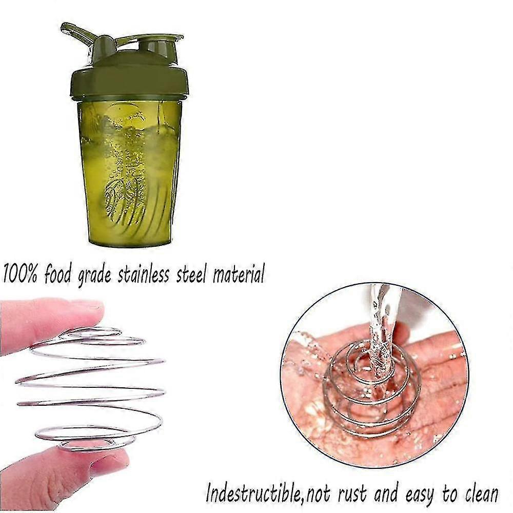 4pcs Stainless Steel Spring Ball Mixing Wire Whisk Ball For Shaker Cup ...