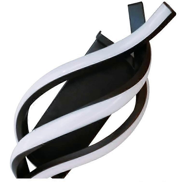 Kongque - Modern Led Wall Lamp, Black Simple Creatively Aluminum Wall Sconce Light, 22w Acrylic ...