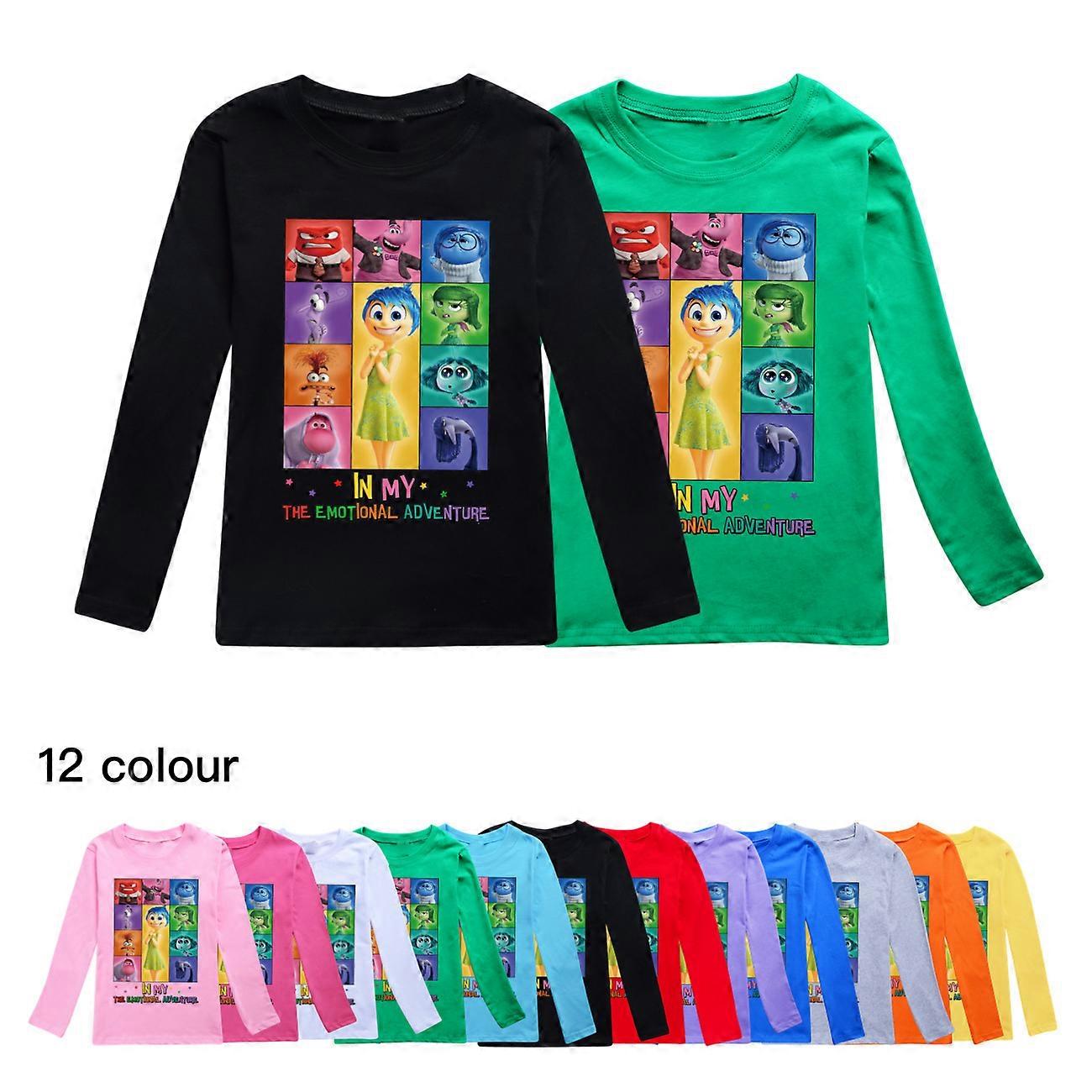 Intensamente2 Kids Inside Out 2 Camisetas Junior Boys Cartoon SADNESS ...