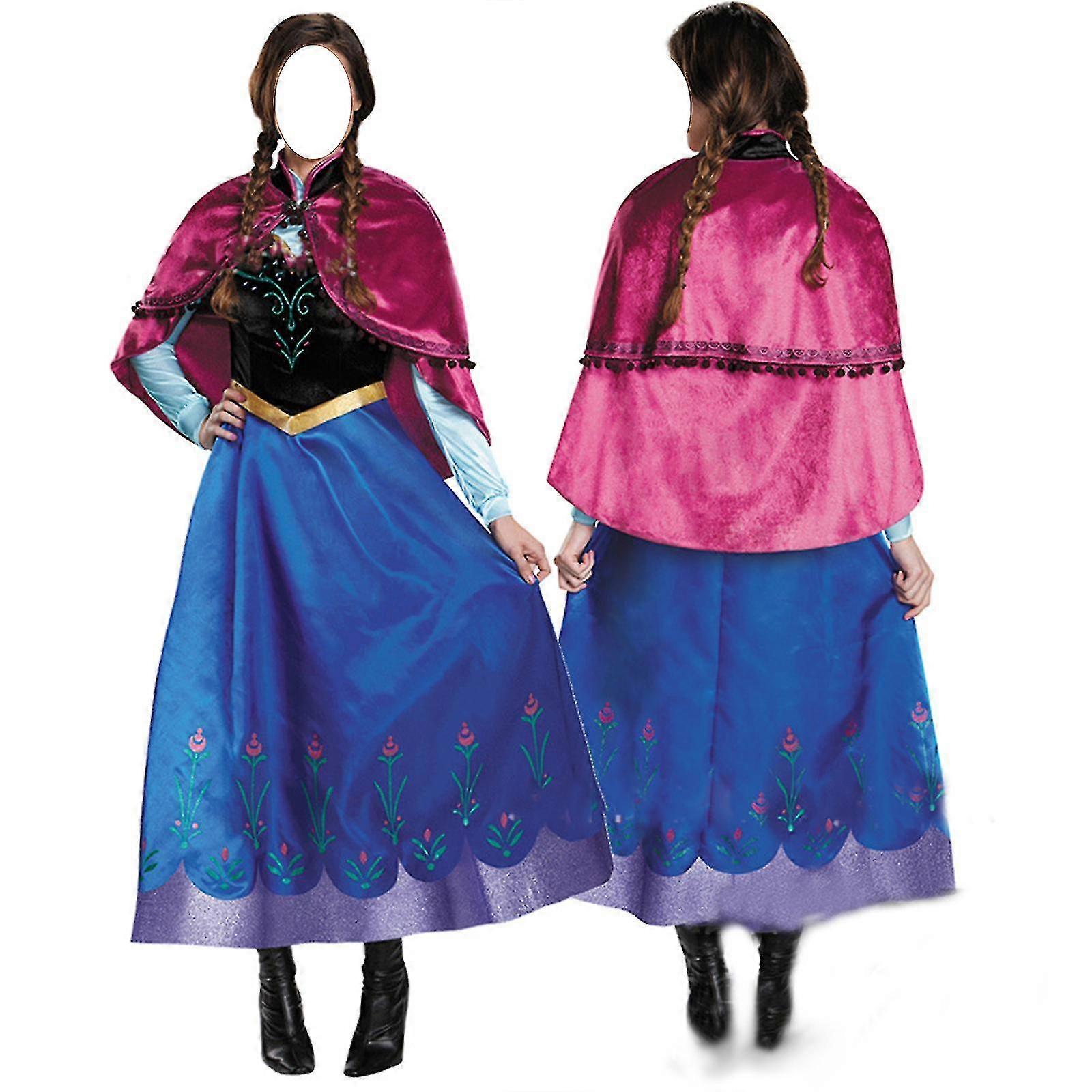 Anna Costumes For Adult Masquerade Dress Princess Anna Dress Cosplay ...