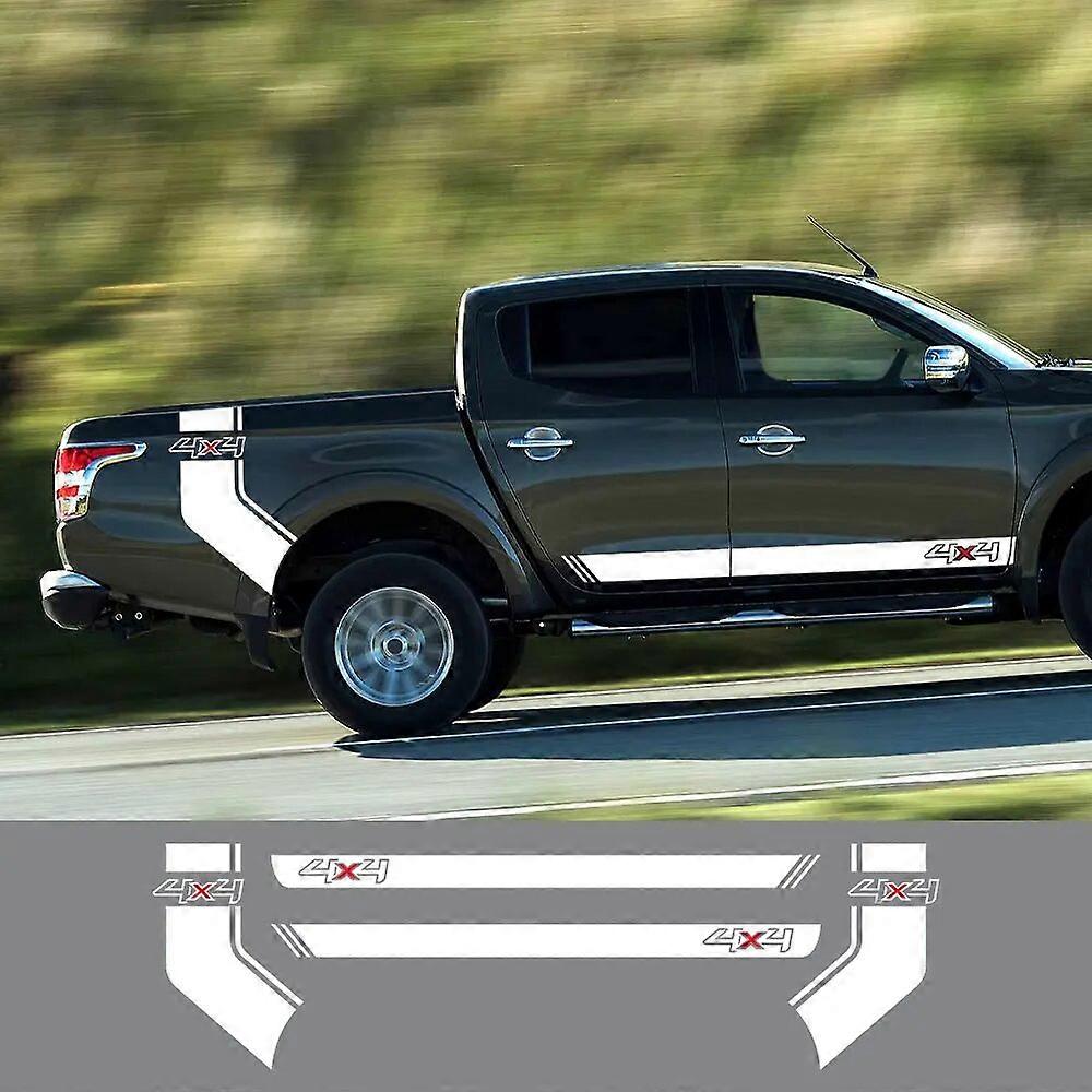Pickup 4X4 Stickers For Mitsubishi L200 Triton Dodge RAM 1500 Toyota ...