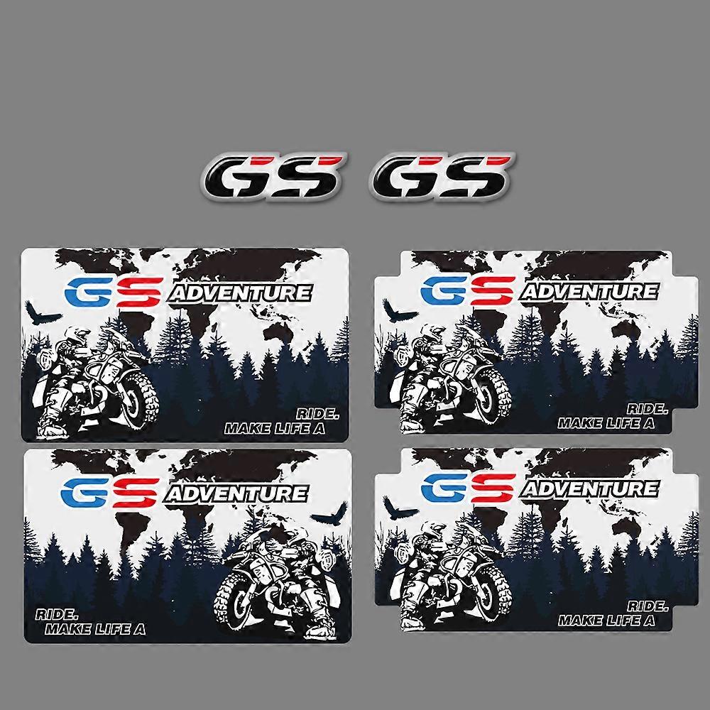 Luggage Aluminium Stickers Trunk Cases For BMW R1200gs F850gs F800gs ...