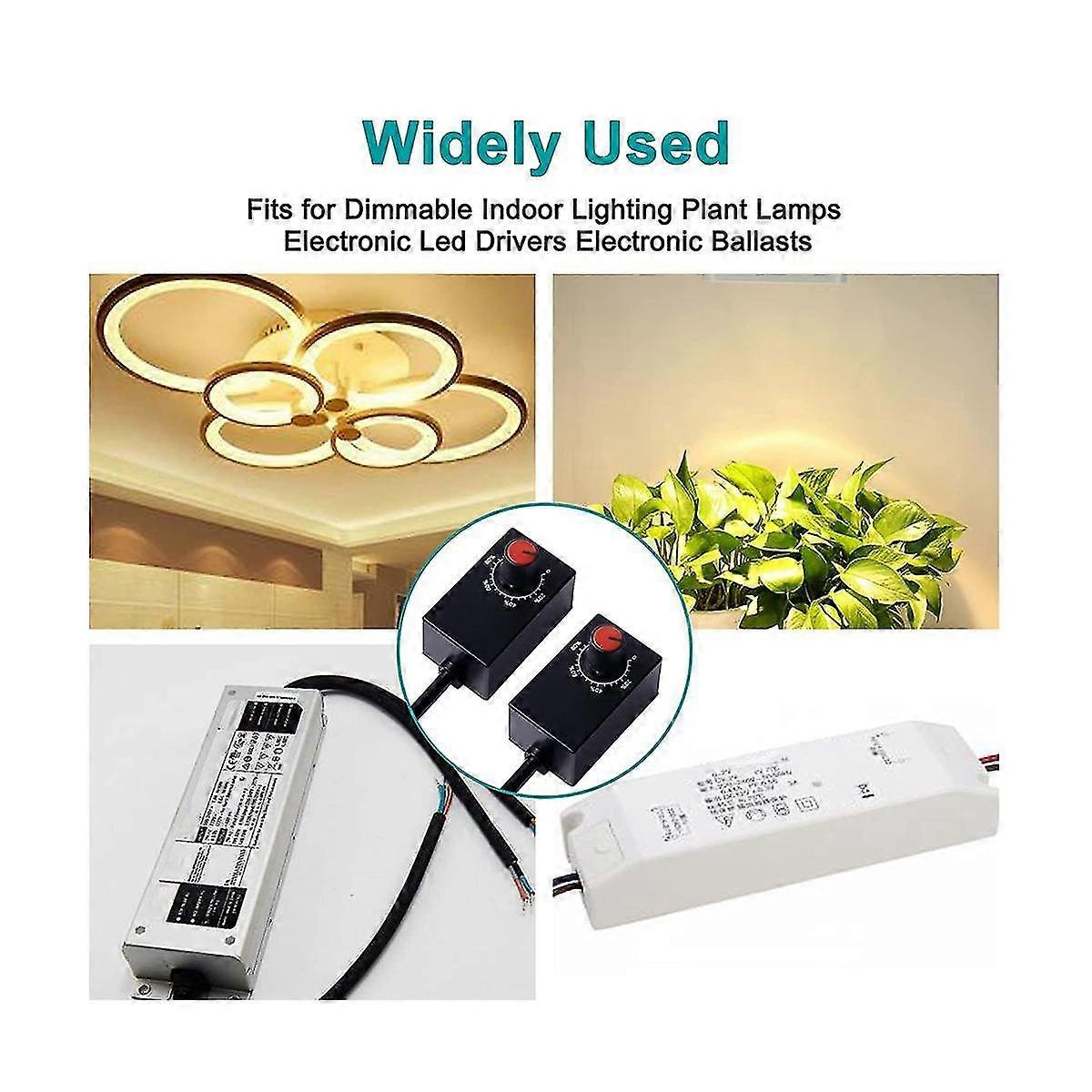 Dc 0-10v Led Dimmer Knob Controller For 0-10v Or 1-10v Dimmable ...