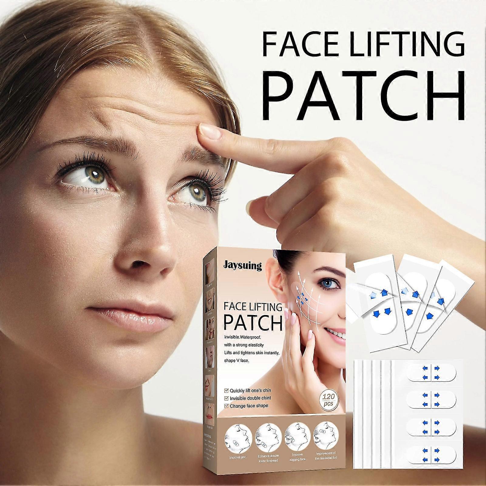 120Pcs Facial Lifting Patches Tighten Skin Significant Effect Face ...