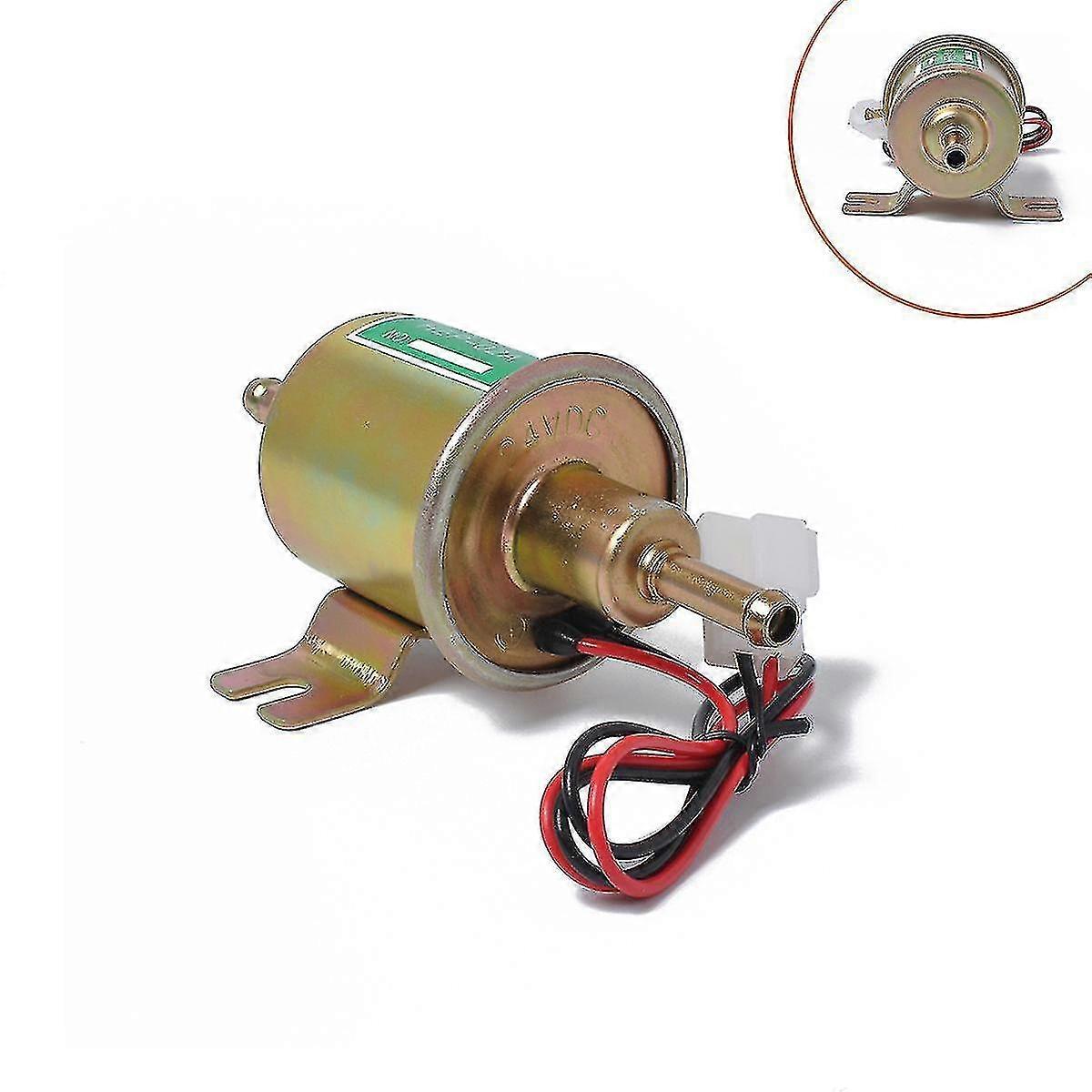 Universal 24v Diesel Gasoline Electric Fuel Pump Hep-02a Hep02a Low ...