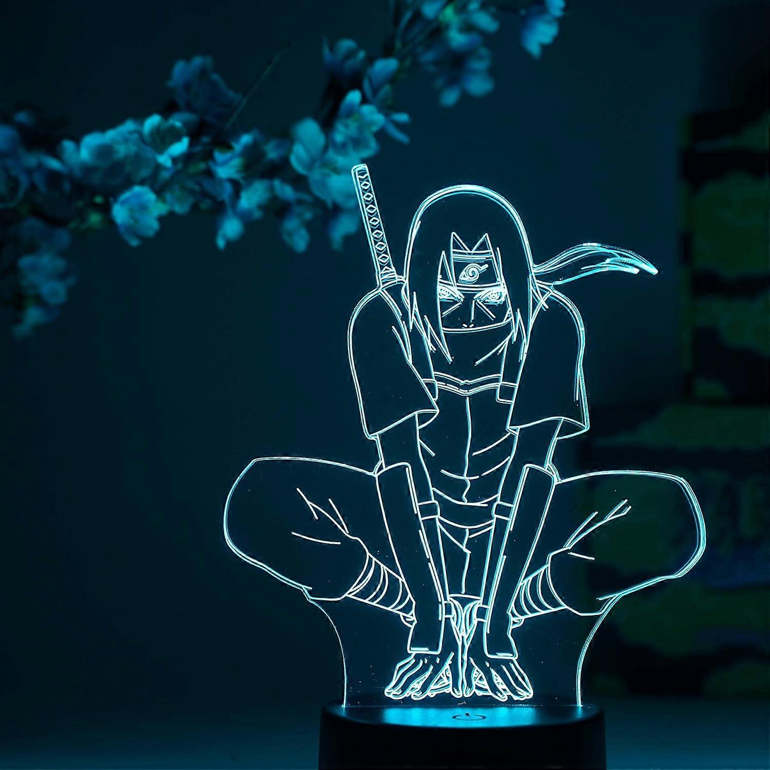 SBSG Itachi Uchiha Night Otaku Lamp Naruto Shippuden Anime Lamp Figure ...