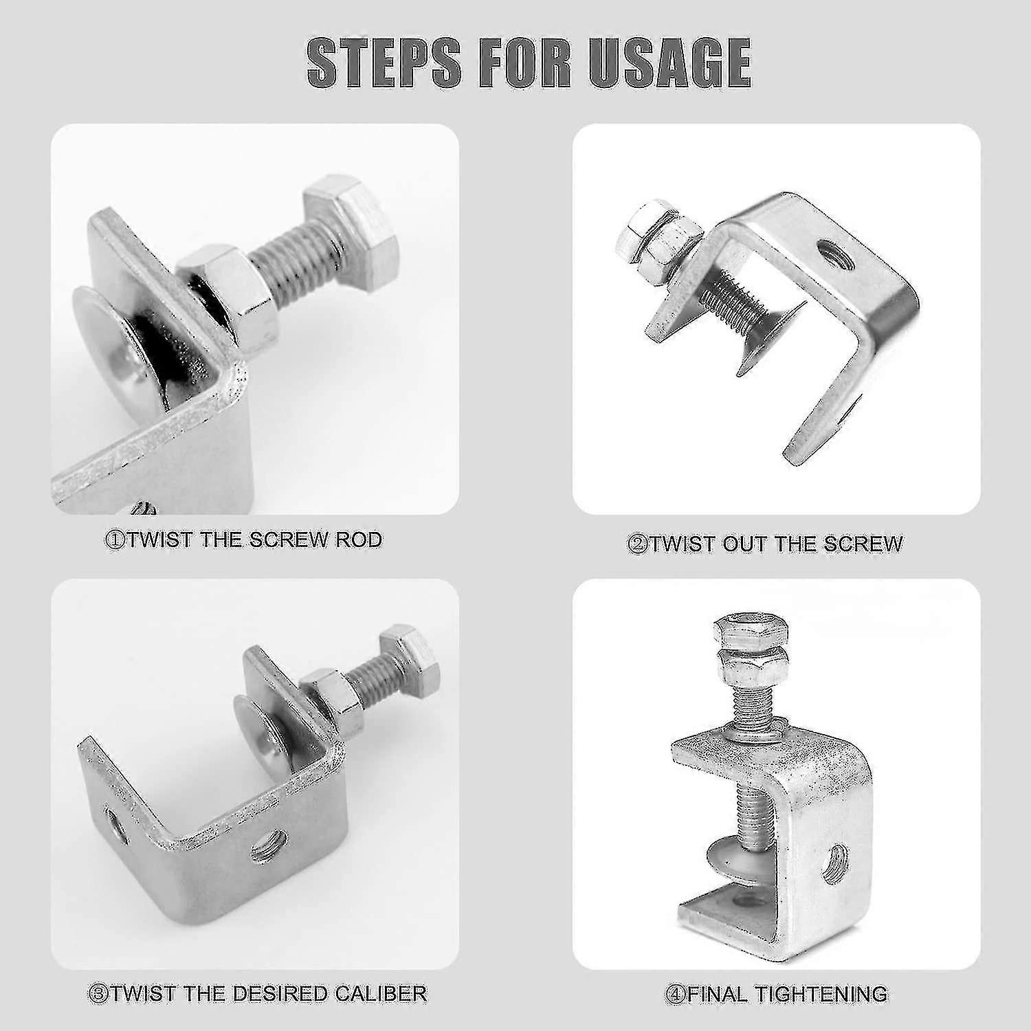 Clamps C Clamp Fixing Wood Work C Clamp Heavy Duty Stainless Steel ...