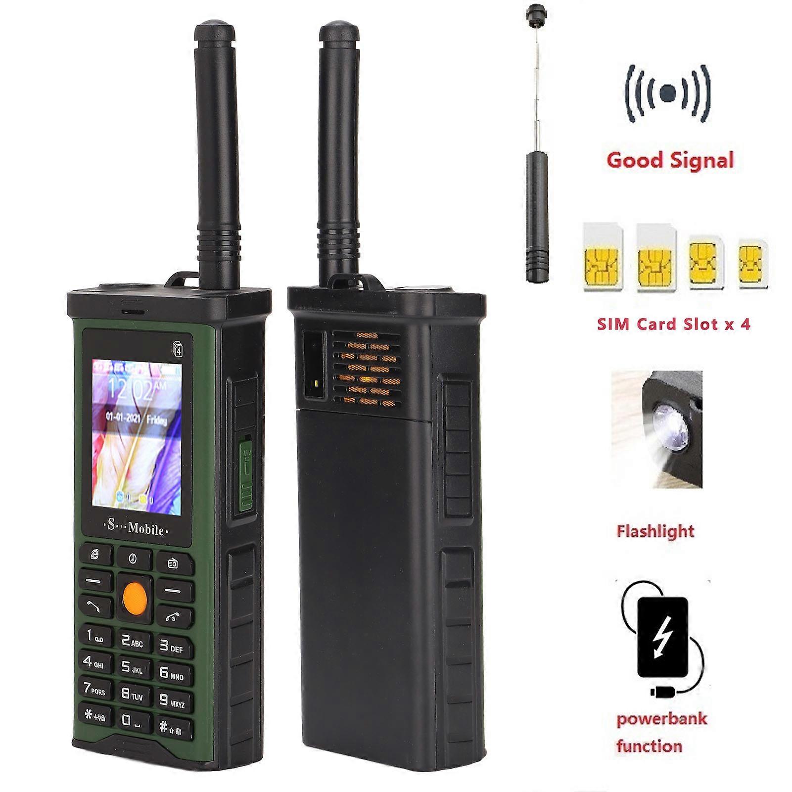 SG8800 Mobil Smartphone Ulåst Mobiltelefon 2G Retro Telefon 4 SIM-kort ...