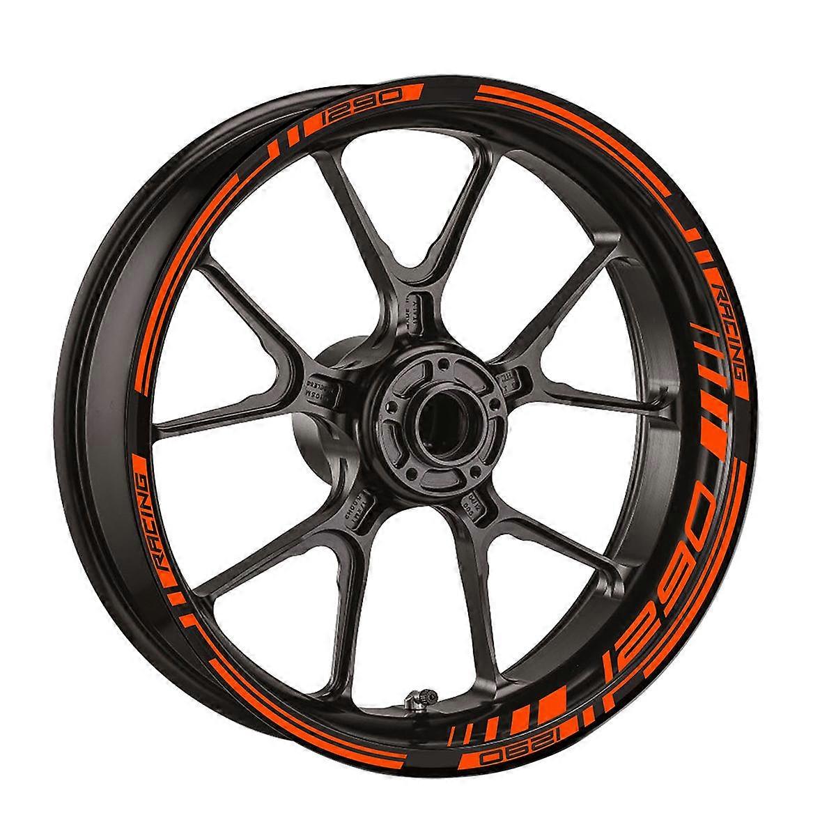 Reflective Motorcycle Wheel Vehicle Decals Hub Decals For KTM Ready To ...