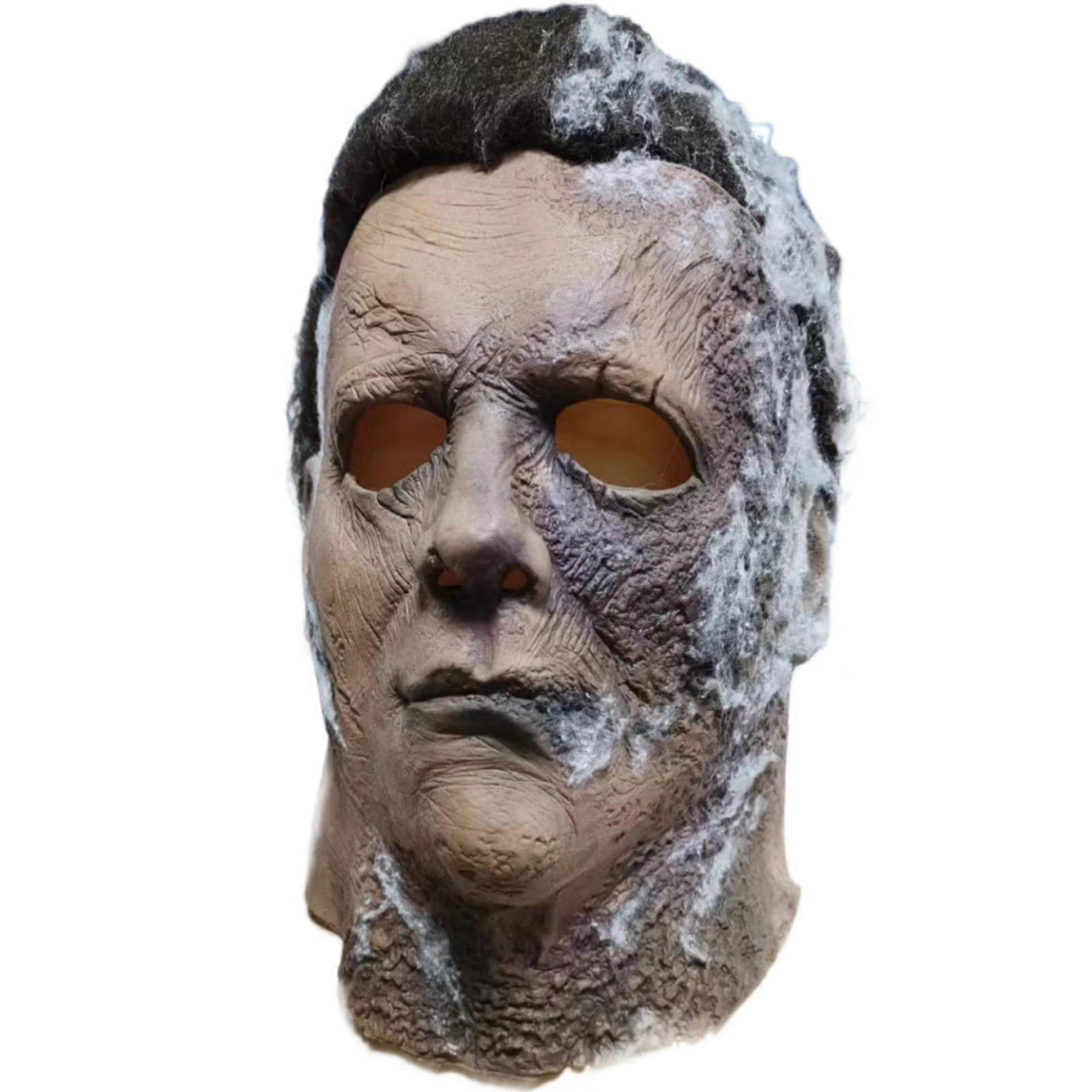 Michael Myers Figurine Mask for Men Latex Mascara Horror Disguise Man ...