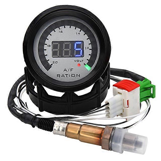 52mm Digital Air Fuel Ratio Gauge Car Gauge AFR Narrowband O2 Oxygen ...