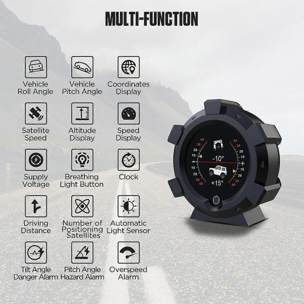 AUTOOL X95 Car 4x4 Inclinometer Provide Slope Angle Speed Satellite ...