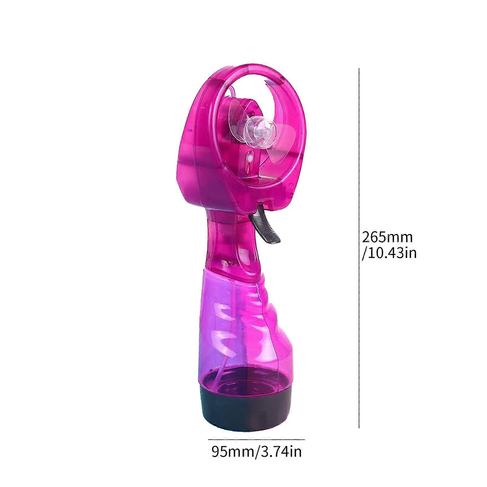 Water Misting Fan Portable Handheld Spray Fans Battery Operated for ...