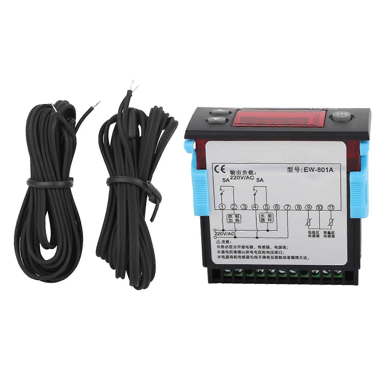 Solar Water Heater Temperature Controller Thermostat with Sensor ...