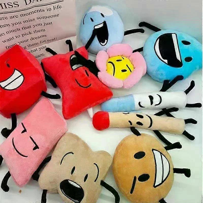 Gaibosi Battle for Dream Island Plush Toys BFDI Firey Flower Waterdrop ...