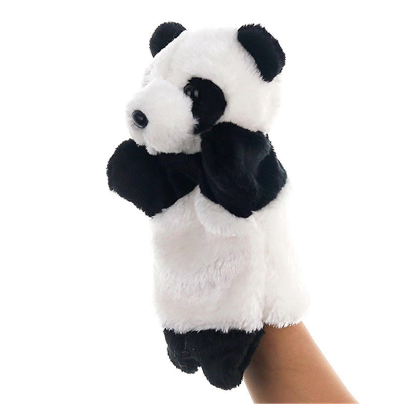 Panda Hand Puppet Plush Toy Super Soft Movable Arm Cute Storytelling ...