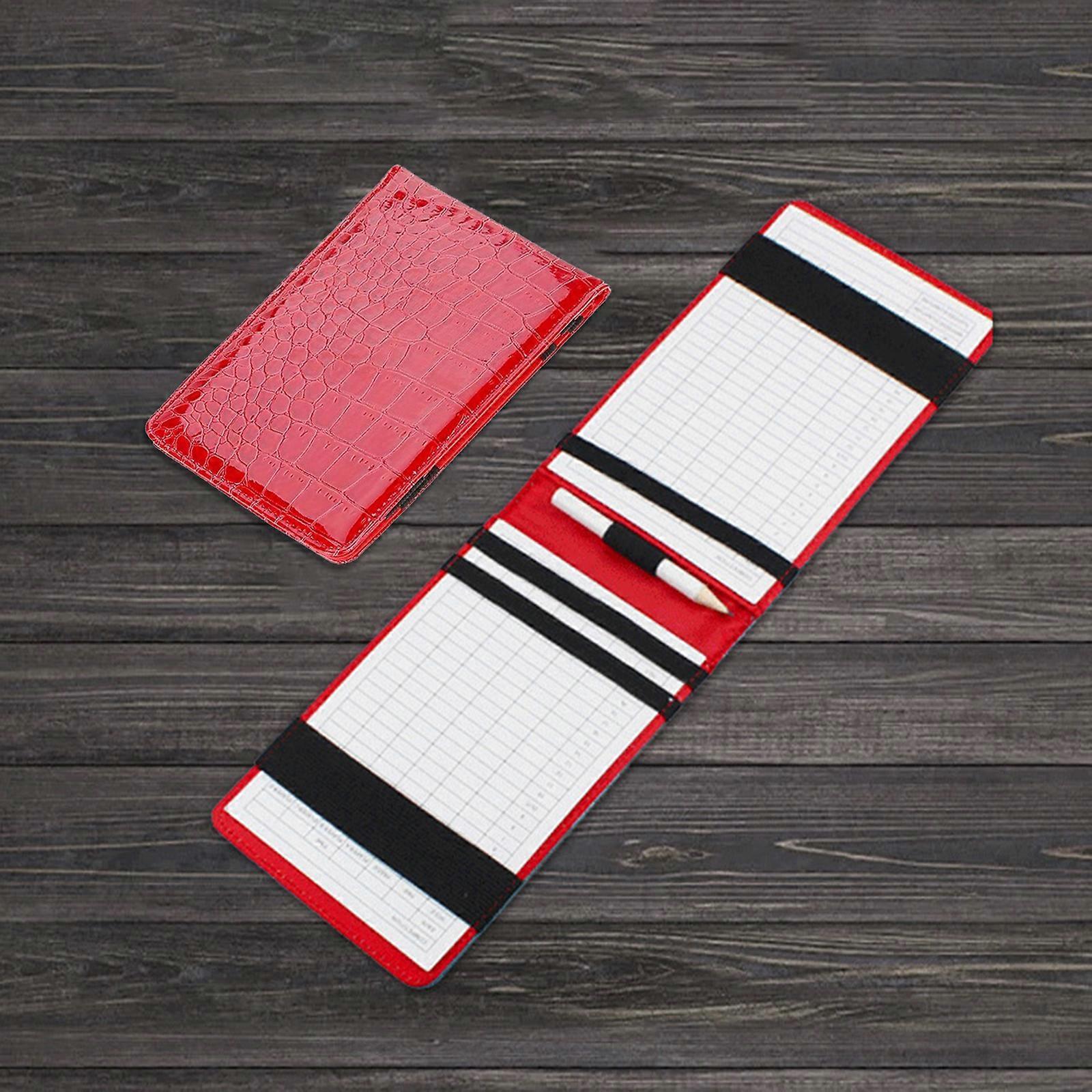 Golfs Score Clip Scorecard Holder Scorebook Score Recording Book ...