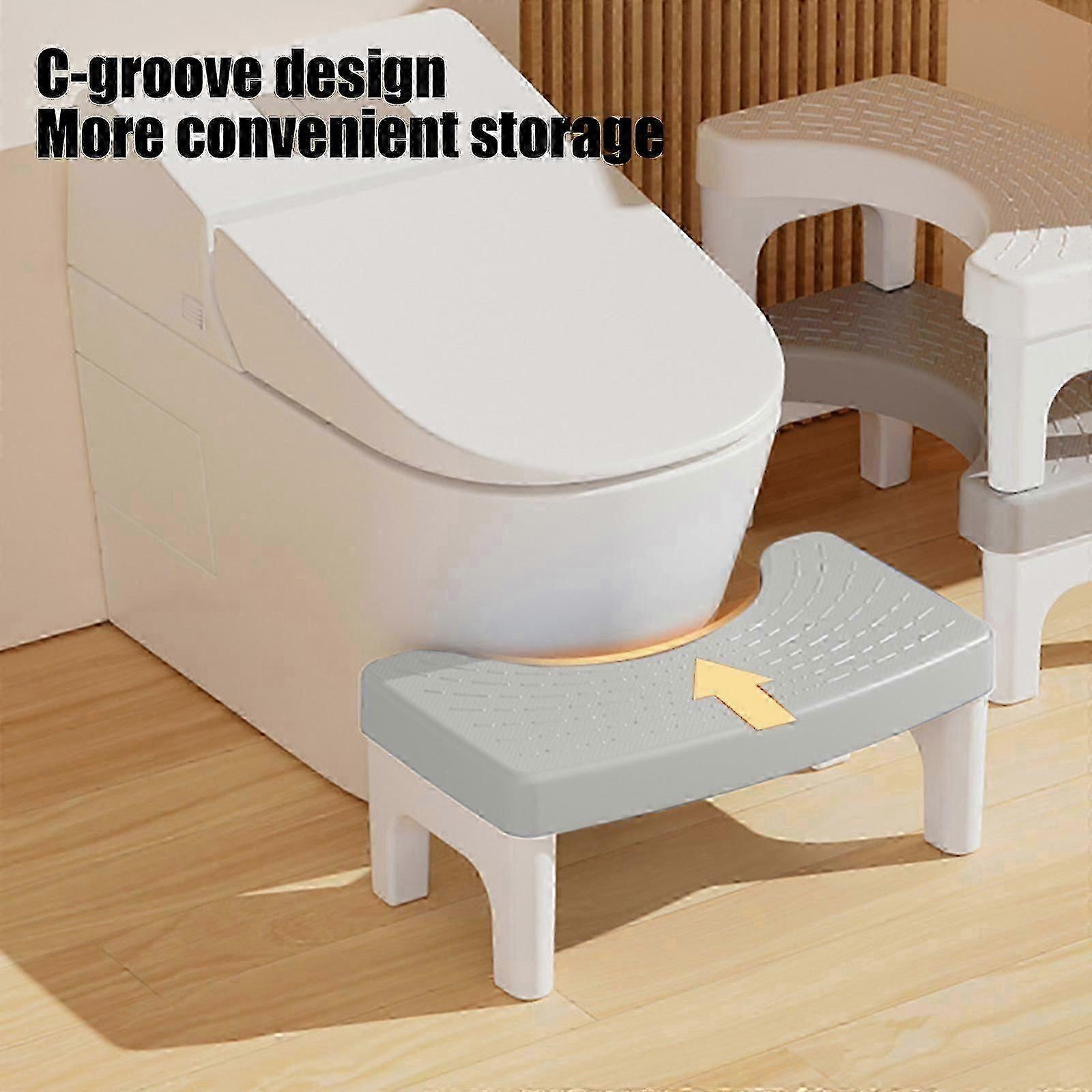 Toilet Stool Squatting Poop Stool Bathroom Potty Step Stool Toilet Assistance Steps Step Stool ...