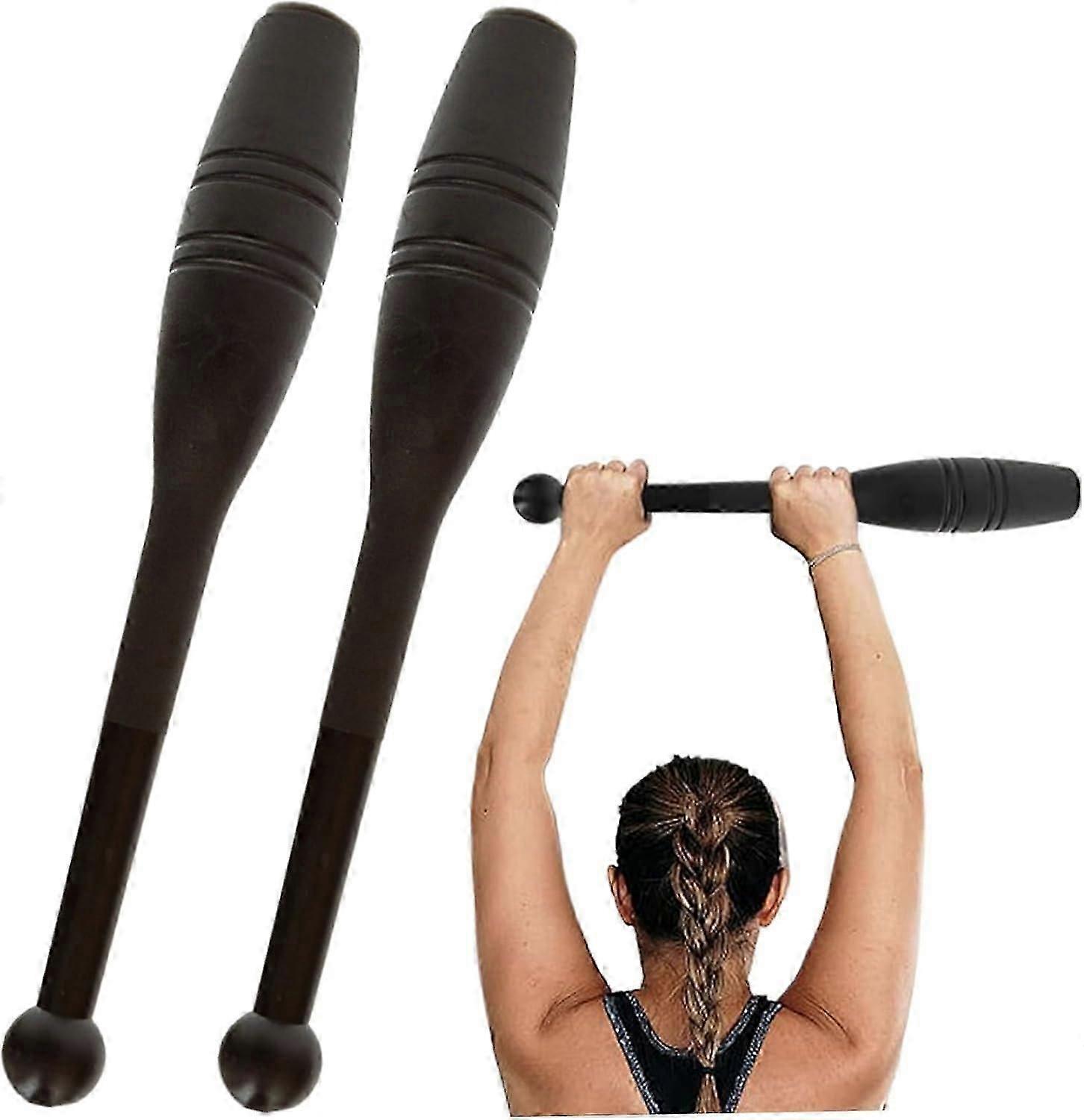 Indian Clubs 1 lb Workout Mace Set for Functional Fitness, 2-Piece ...