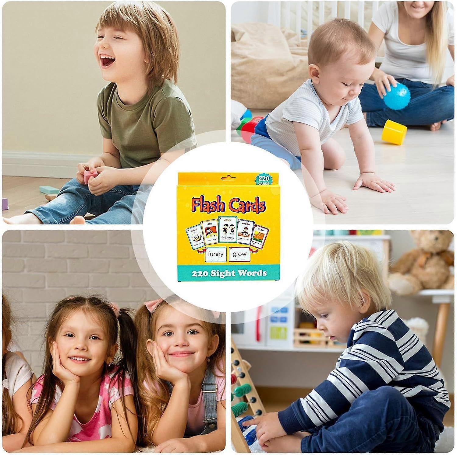 Sight Words for Kindergarten, 220 High Frequency Learning Cards ...