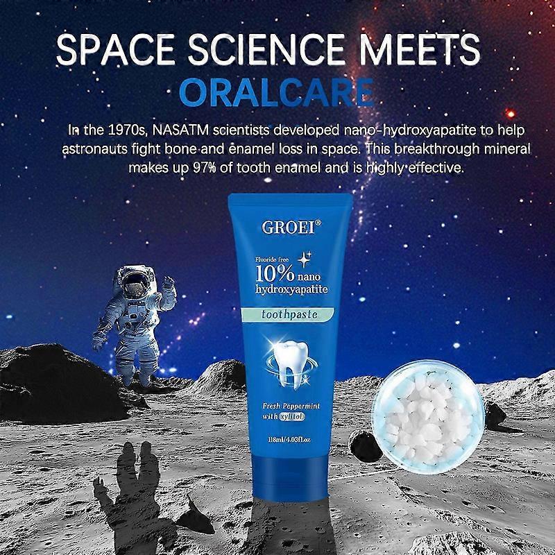 10% Nano Hydroxyapatite Toothpaste, Fluoride Free Toothpaste For ...