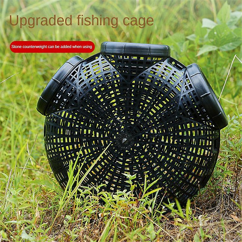 Large Capacity Yellow Eel Cage 1pcs Pendant Mouth Artifact Net Cage ...