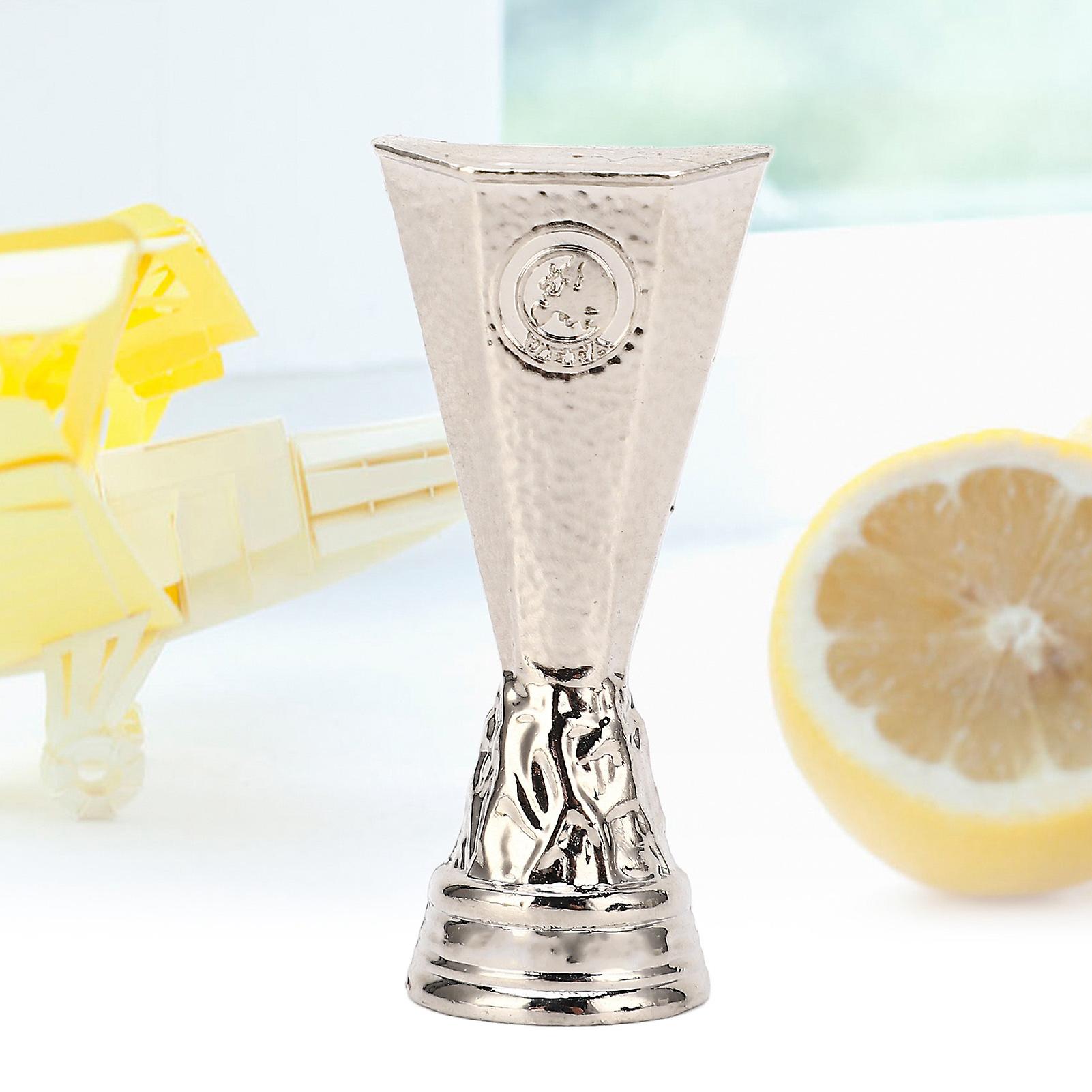 Mini Football Trophy Ornament Metal Trophy Model Fans Souvenir for ...