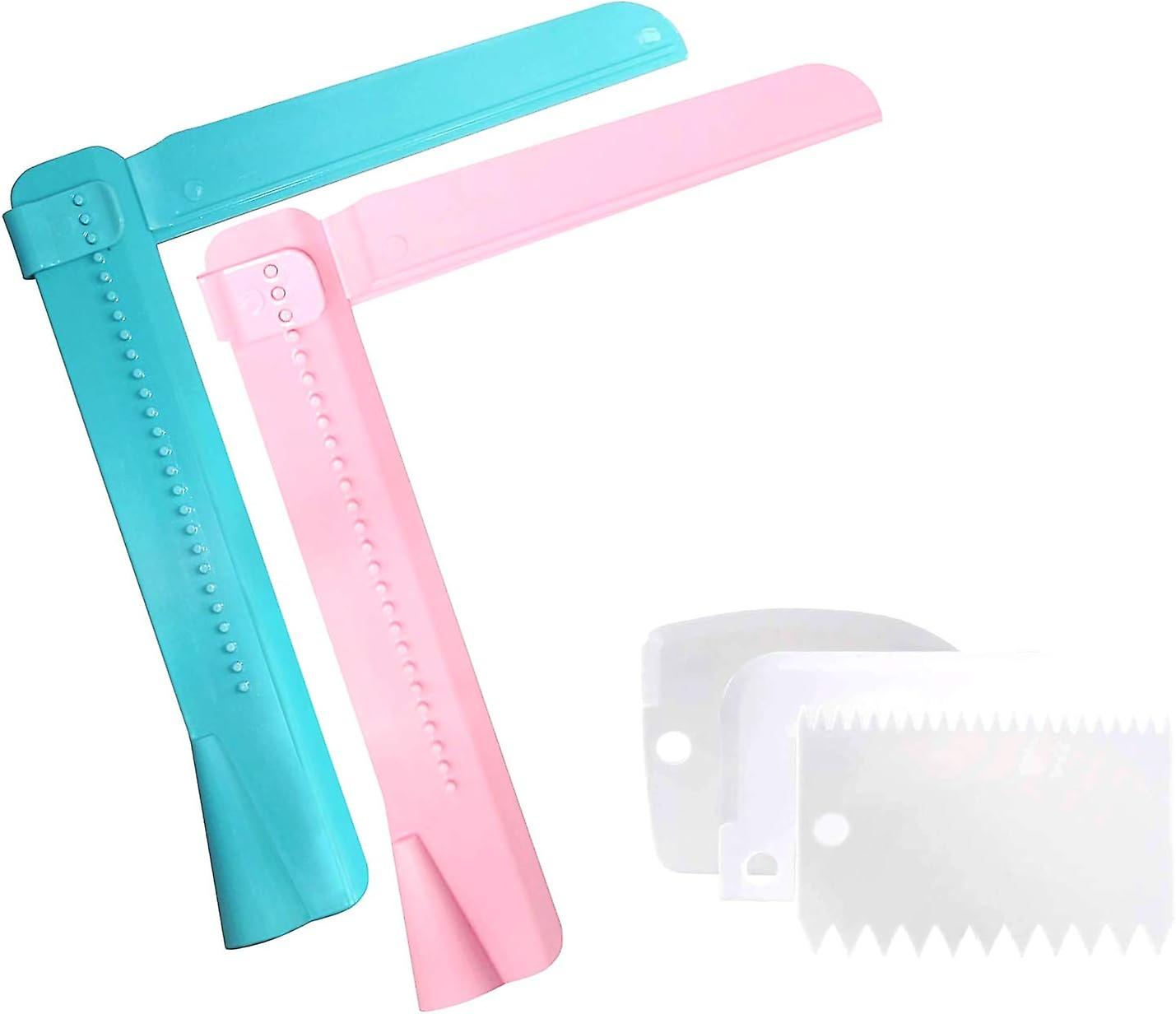 Adjustable Cake Scraper Icing Smoother - Frosting Decorating Tools ...