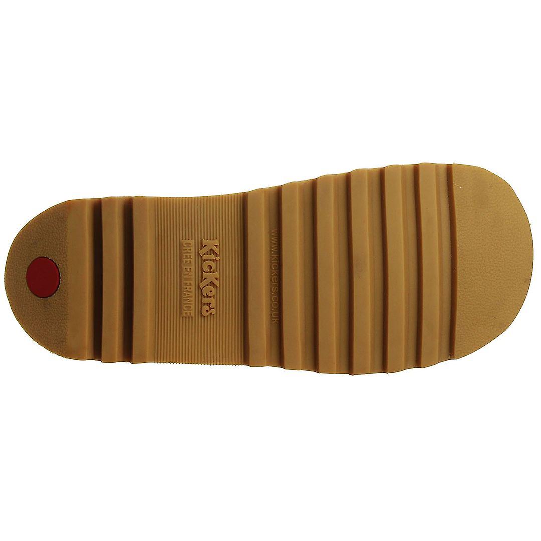 Kickers Kick Hi Core Lace-Up White Smooth Leather Womens Boots 1 ...