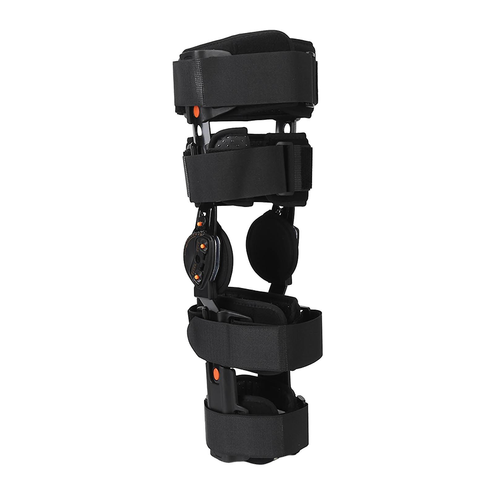 Adjustable Knee Stabilizer Hinged Fixation Sponge Lining Orthosis ...