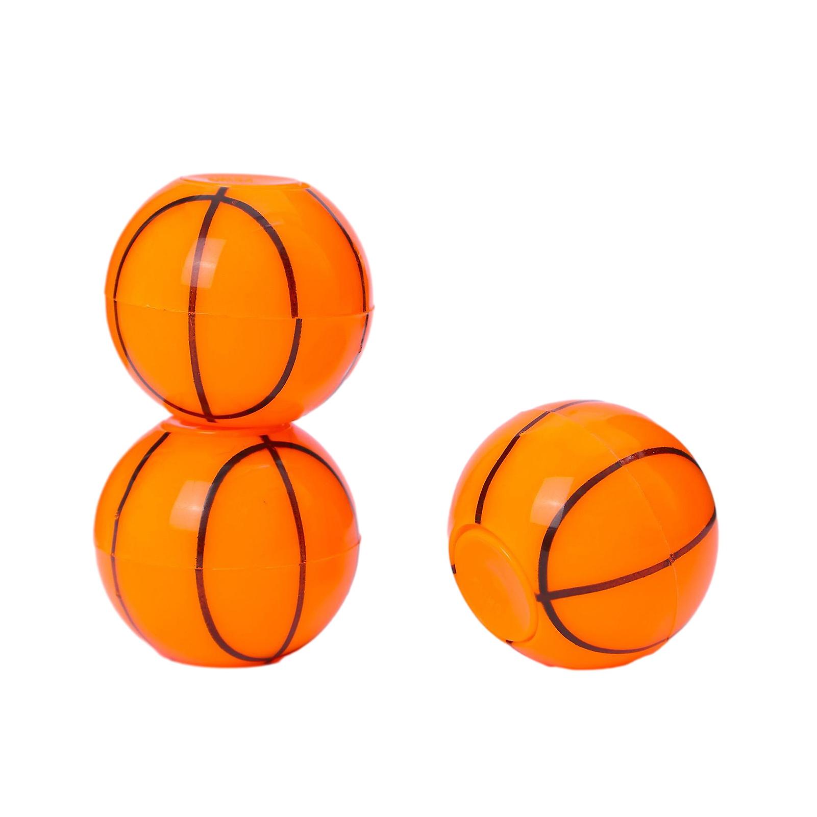 3Pcs 3.5CM Basketball Spinning Top Toy Stress Relief Portable Sports ...
