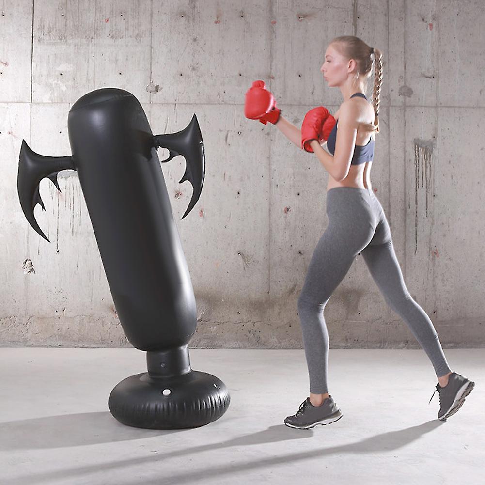 Inflatable Boxing Column Adults Fitness Decompression Sandbag Punching ...