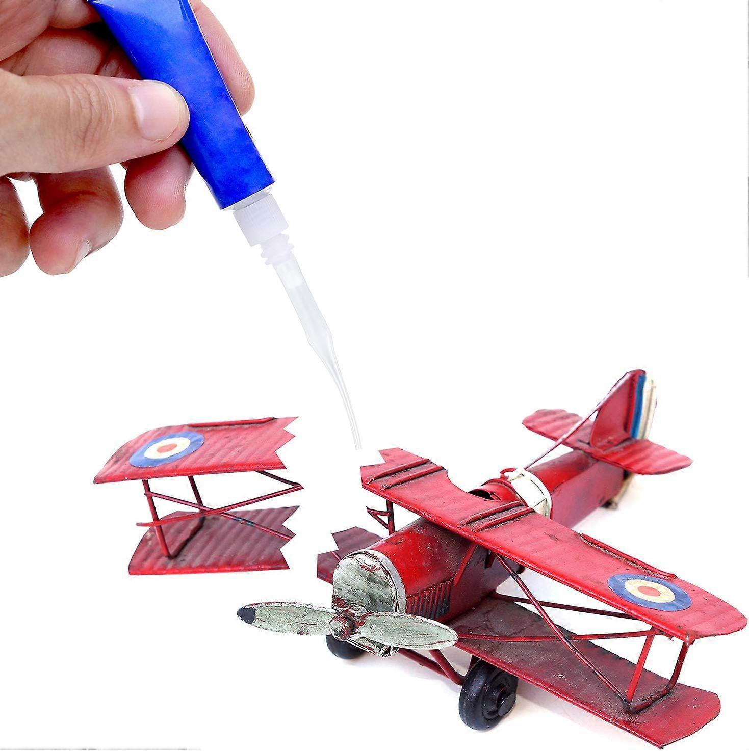 200 Pieces Micro Glue Tips Plastic Glue Bottle Tips Precision Glue ...