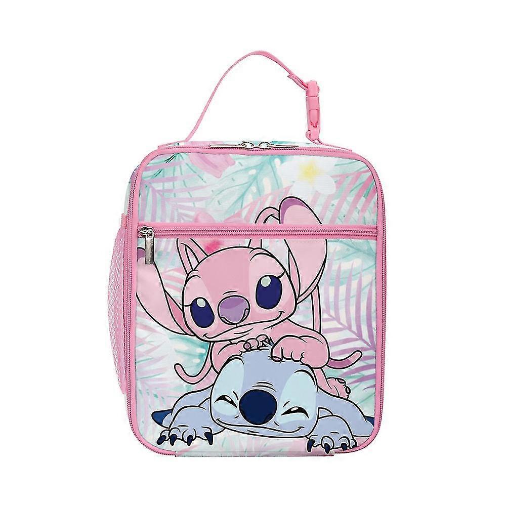 Kids Lilo & Stitch Lunch Bag School Office Snack Food Box Picnic ...