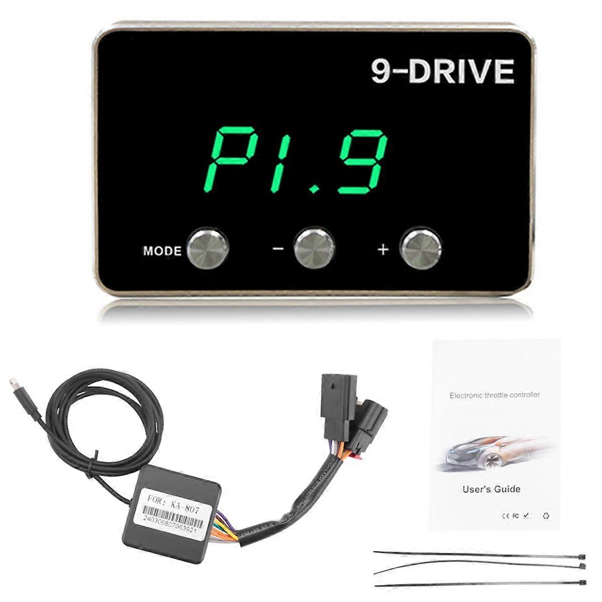Electronic Throttle Controller 9 MODE Pedal Accelerator Fuel-Efficient ...
