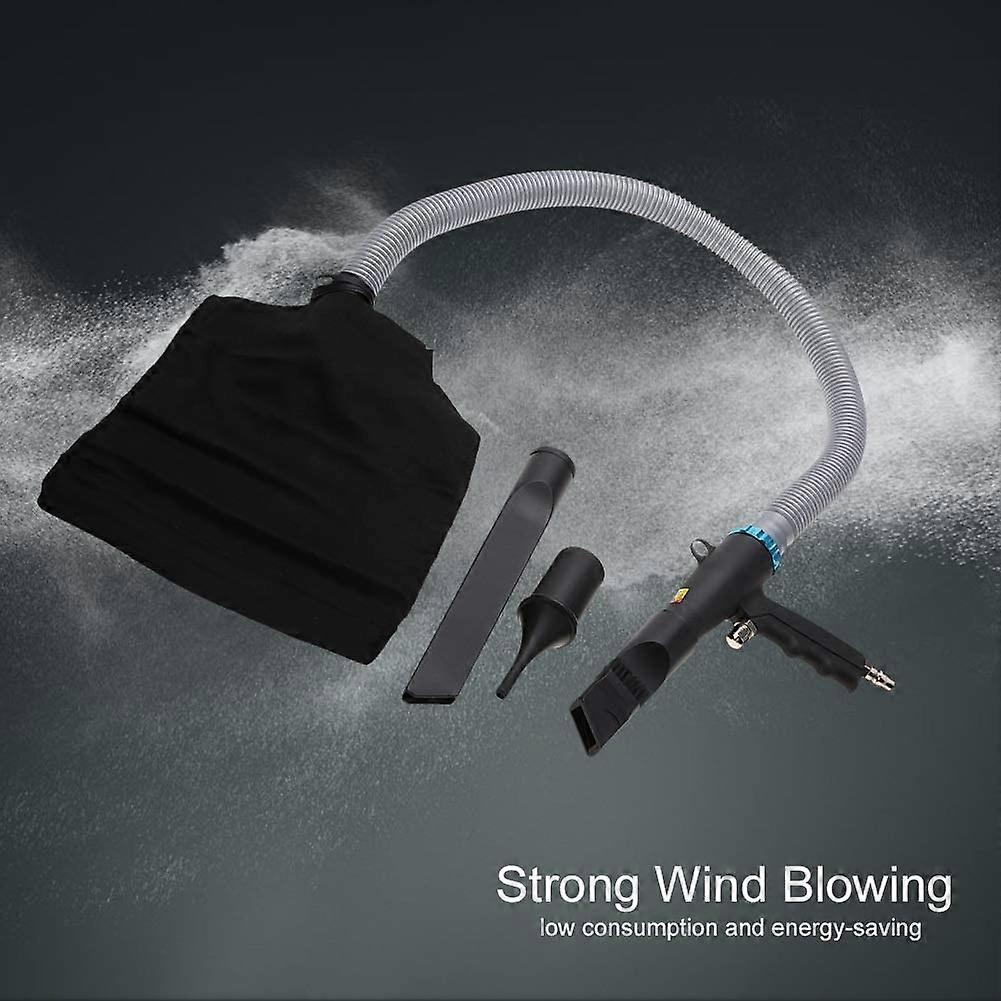 Air Vacuum Blow Gun Pneumatic Vacuum Cleaner Kit - Dual Function Air ...