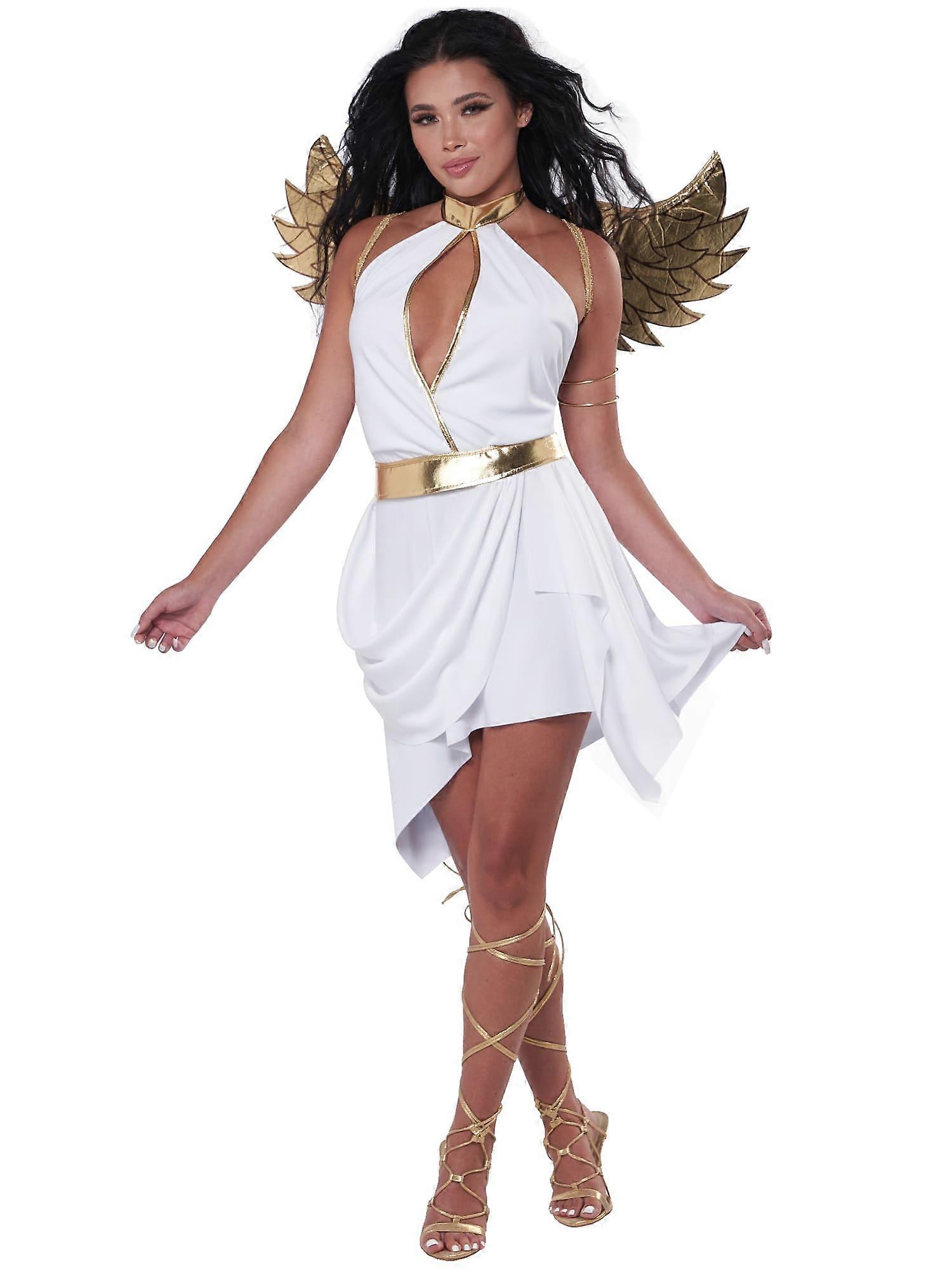 Love Goddess Cupid Angel God of Love Greek Toga Adult Womens Costume ...