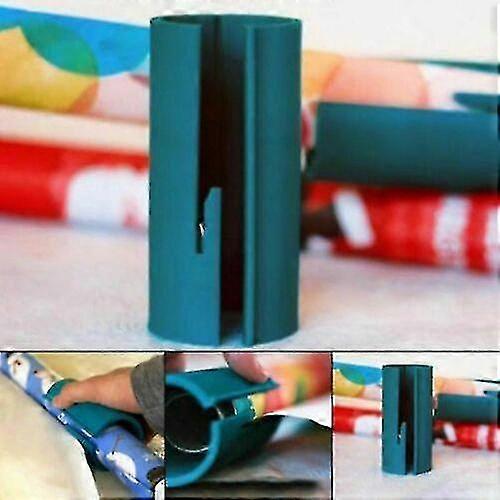 Little Elf Cutting Sliding Wrapping Paper Gift Roll Cutter Made Easy ...
