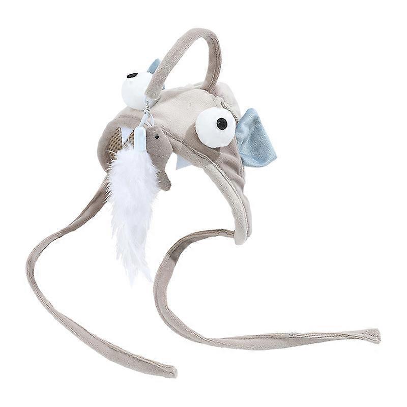 Head Mounted Cat Headgear Interactive Self-Service Adjustable Size Cat ...