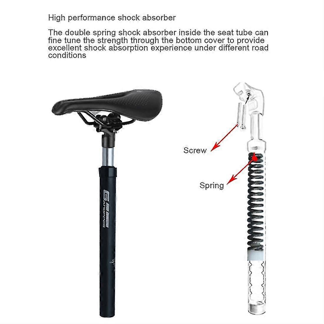 Bike Suspension Post Shock Absorber Offset Damping Bicycle Seatpost ...